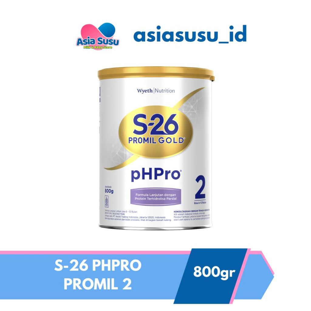 Jual S26 Promil GOLD pHPro Tahap 2 800Gram - Susu Formula Usia 6-12 ...