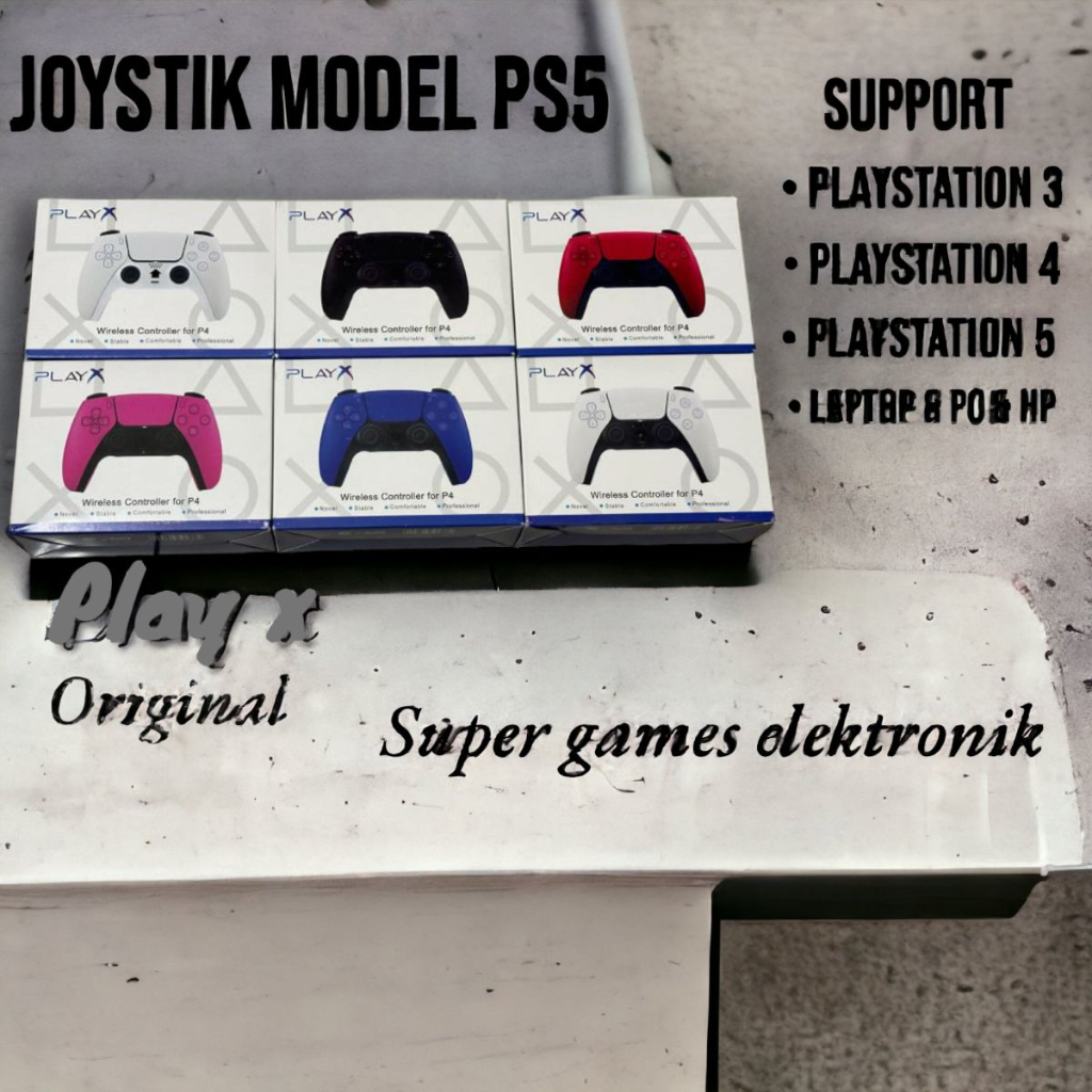 Jual Play X P4 MODEL P5 Universal Support P4 | P5 | P3 |PC |HP | Shopee Indonesia