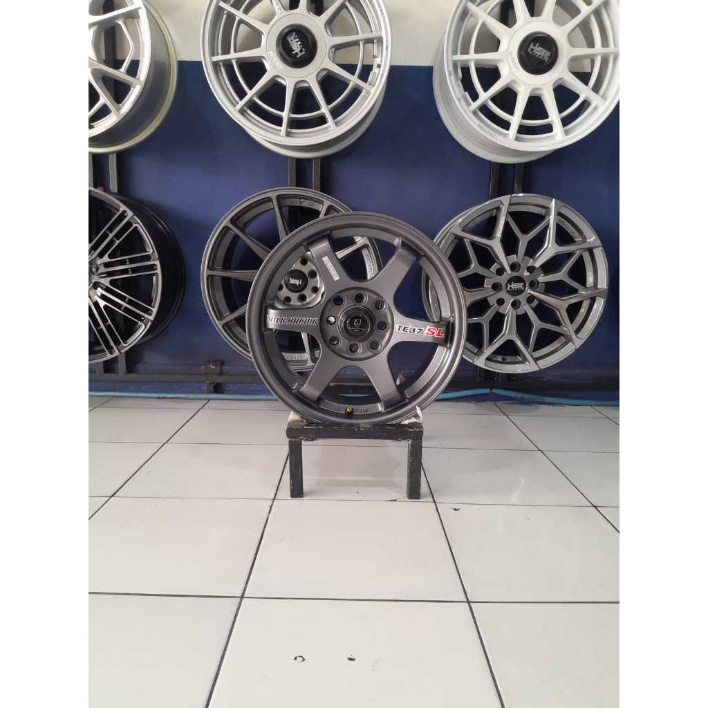 Jual VELG MOBIL RACING MODE TE 37 R15 PCD 4X100 4X114.3 BAUT MOBIL ...