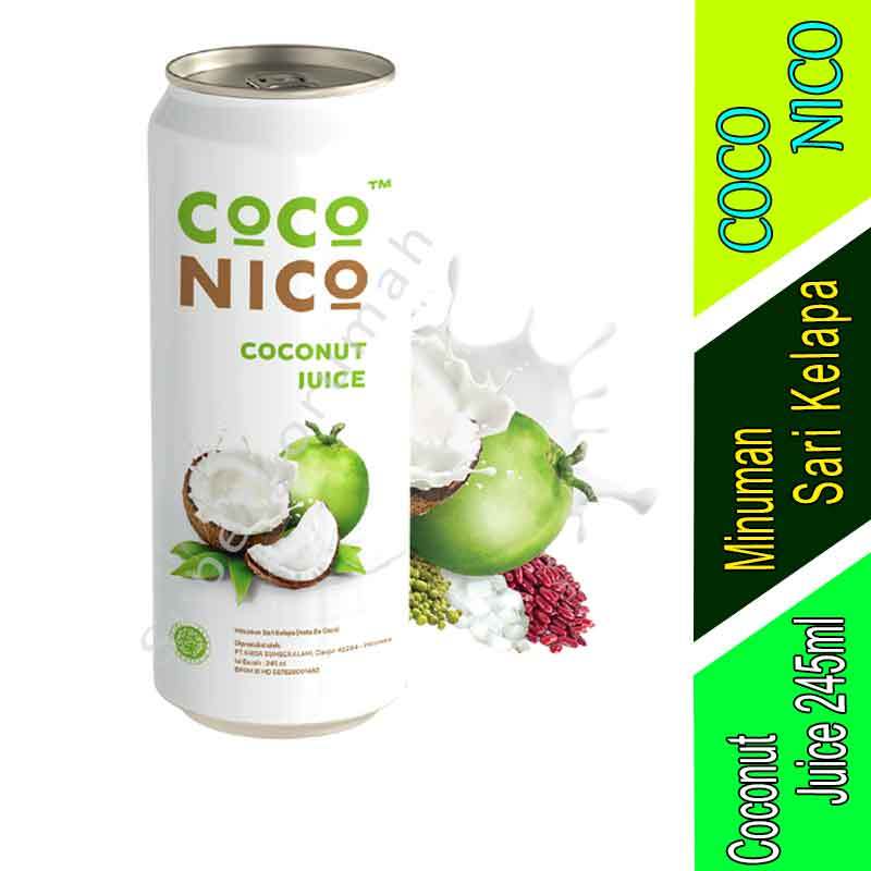 Jual Coconut Juice - Minuman Sari Kelapa -Coco Nico - Nata De Coco 245ml | Shopee Indonesia