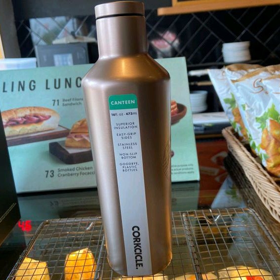 Jual Botol minum tumbler Starbucks Edisi Corkcicle Red Gold | Shopee ...