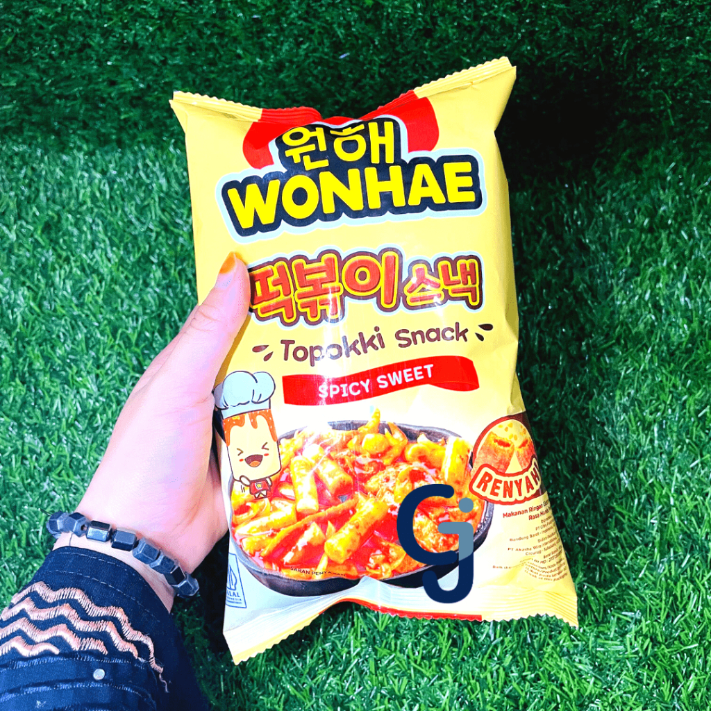 Jual WONHAE Topokki Snack 80 g Halal | Tteokbokki Snack Sweet Spicy ...