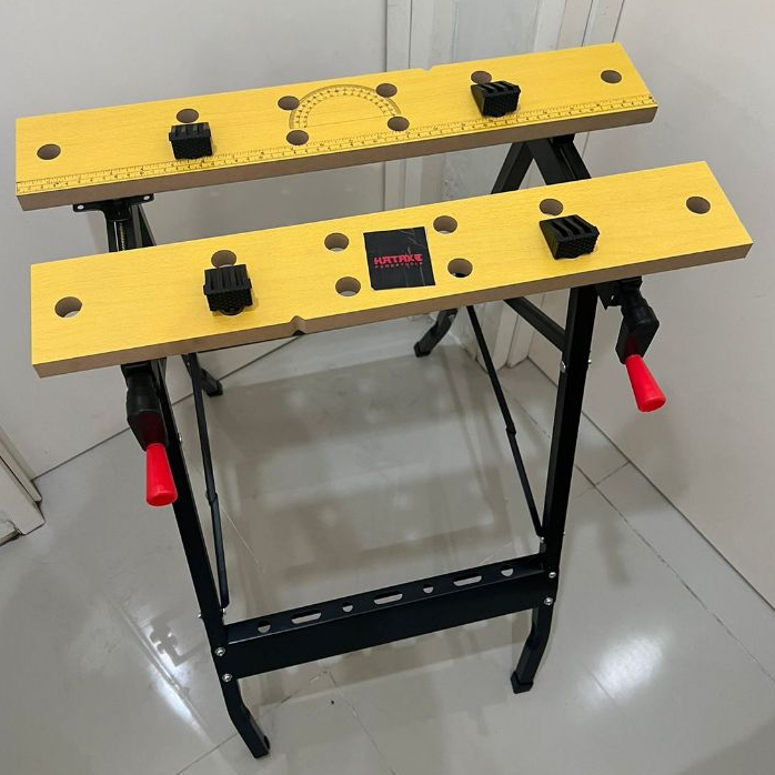 Jual Meja Kerja Kayu Portable Work Bench Meja Kerja Tukang Meja Gergaji ...