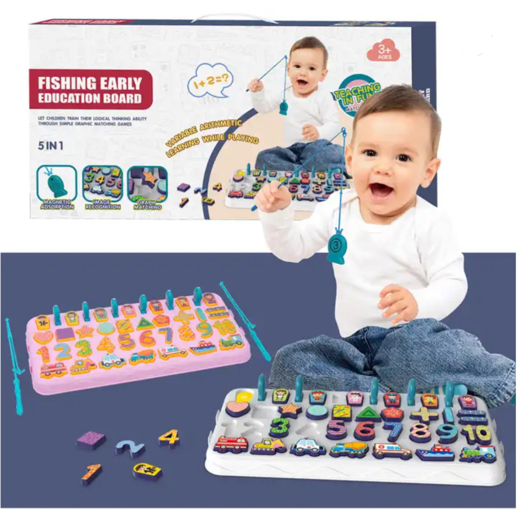 Jual Mainan Montessori Anak 5 in 1 Mainan Edukasi Anak Abjad dan ...