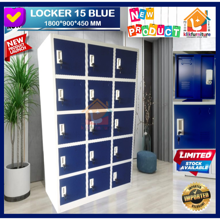 Jual Loker Besi 15 PINTU / Locker Besi / Steel Locker 15 Doors AKL15 ...