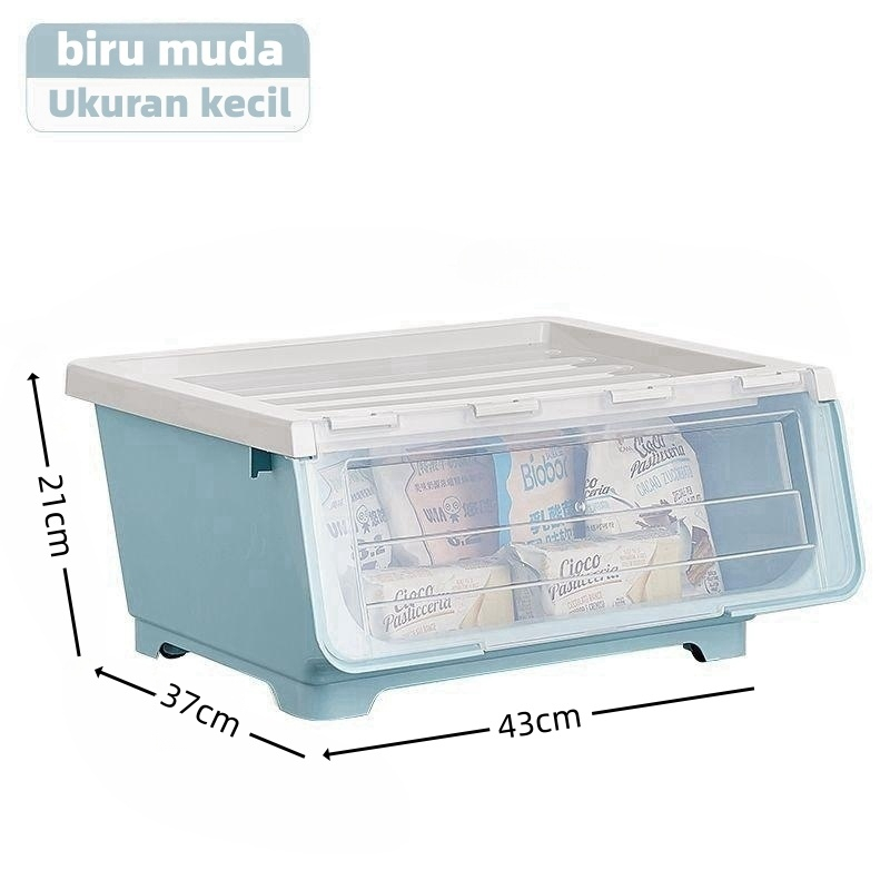 Jual Flip Top Storage box Stackable box penyimpanan Plastic box storage ...