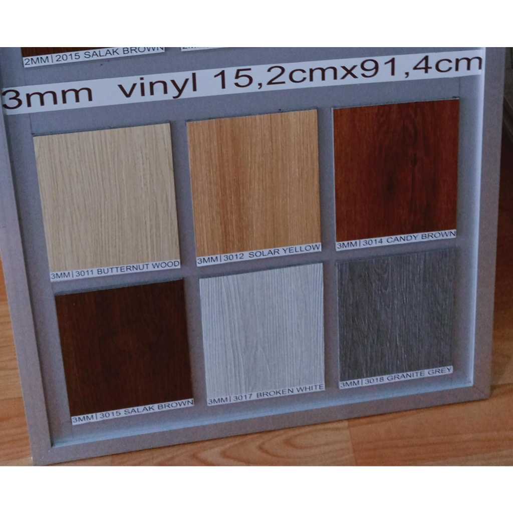 Jual Lantai Vinyl Plank Motif kayu Korea I Vinyl Youra Tebal 3mm Vinyl ...