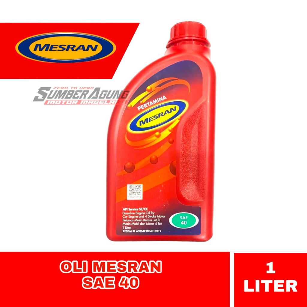 Jual OLI MESIN 4T PERTAMINA MESRAN SAE 40 1000ML JAMIN ORIGINAL | Shopee Indonesia