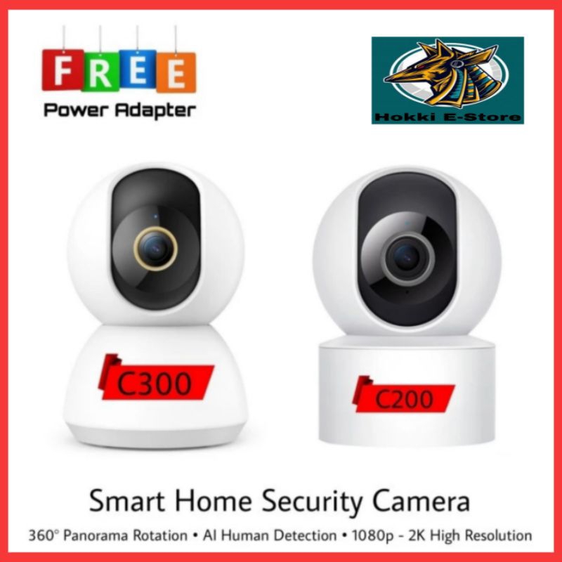 Jual Smart Camera 360 C200 HD 1080p - C300 C400 2K Pro Home Kamera CCTV ...