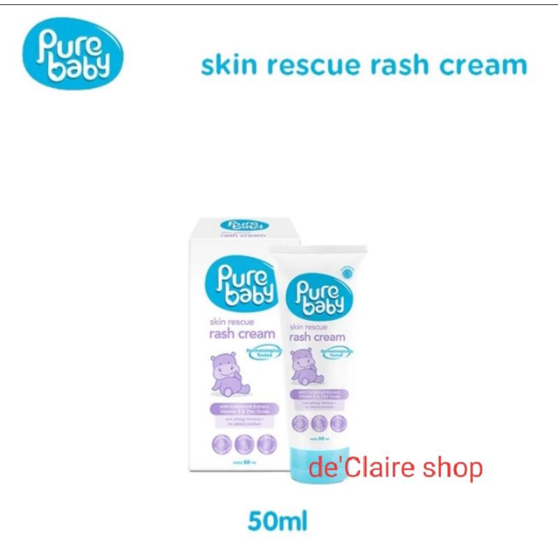Jual Pure Baby Skin Rescue Rash Cream ( Krim Baby anti ruam popok ...