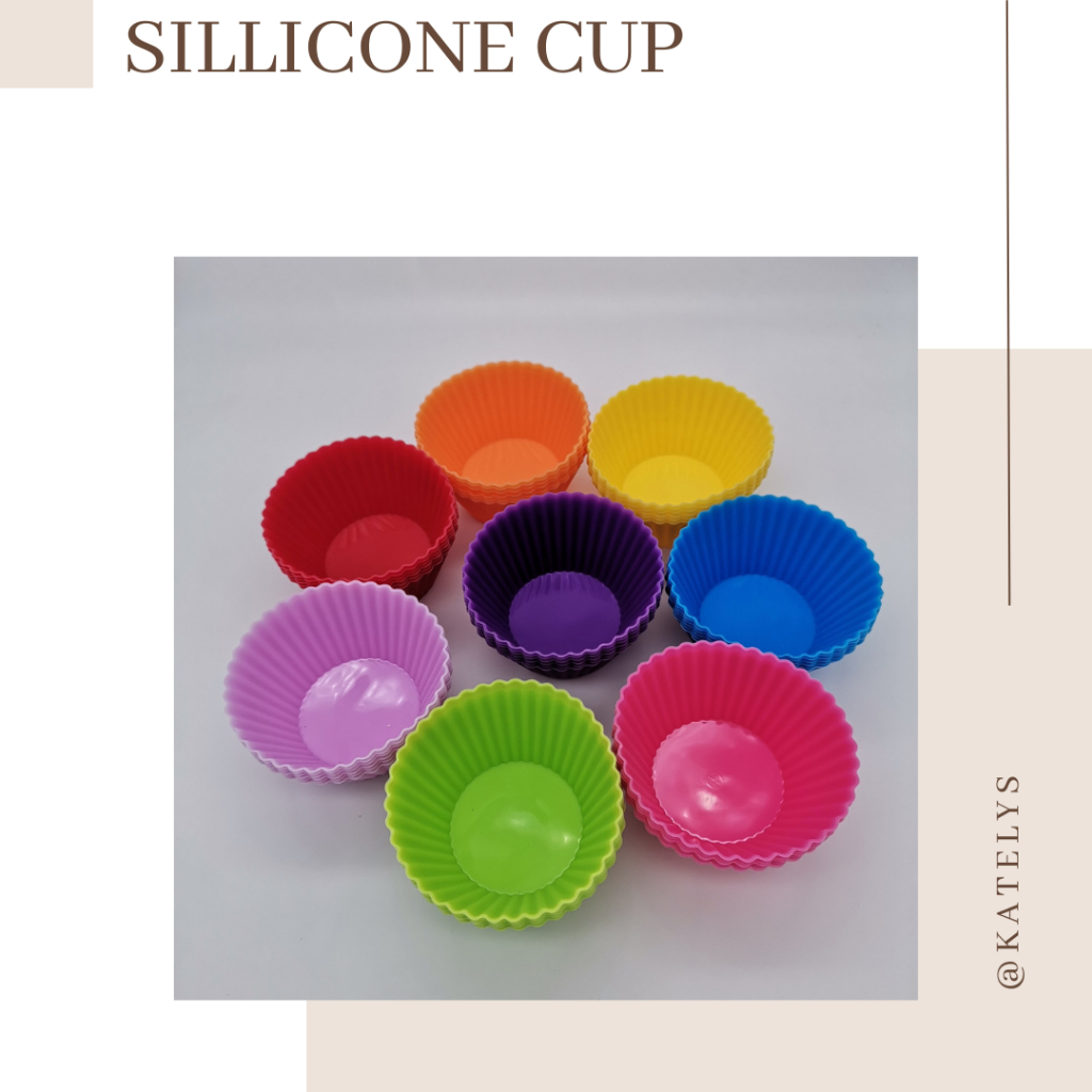 Jual Cetakan Silikon Cup Cake Bentuk Bulat | Silicone Cup Cake Mold ...