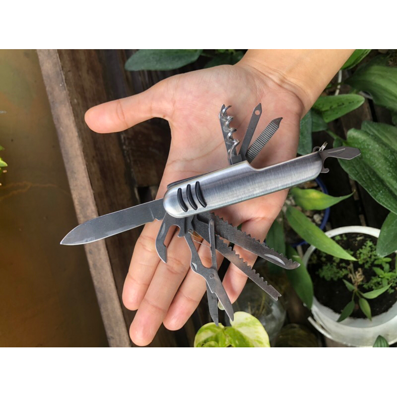 Jual Pisau Lipet Tajam Outdoor / Pisau Lipet / Pisau Lipet 11 Tools ...