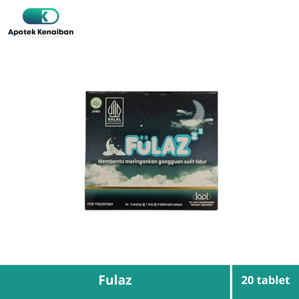 Jual FULAZ BOX 20 TABLET / MENGATASI GANGGUAN SULIT TIDUR | Shopee ...