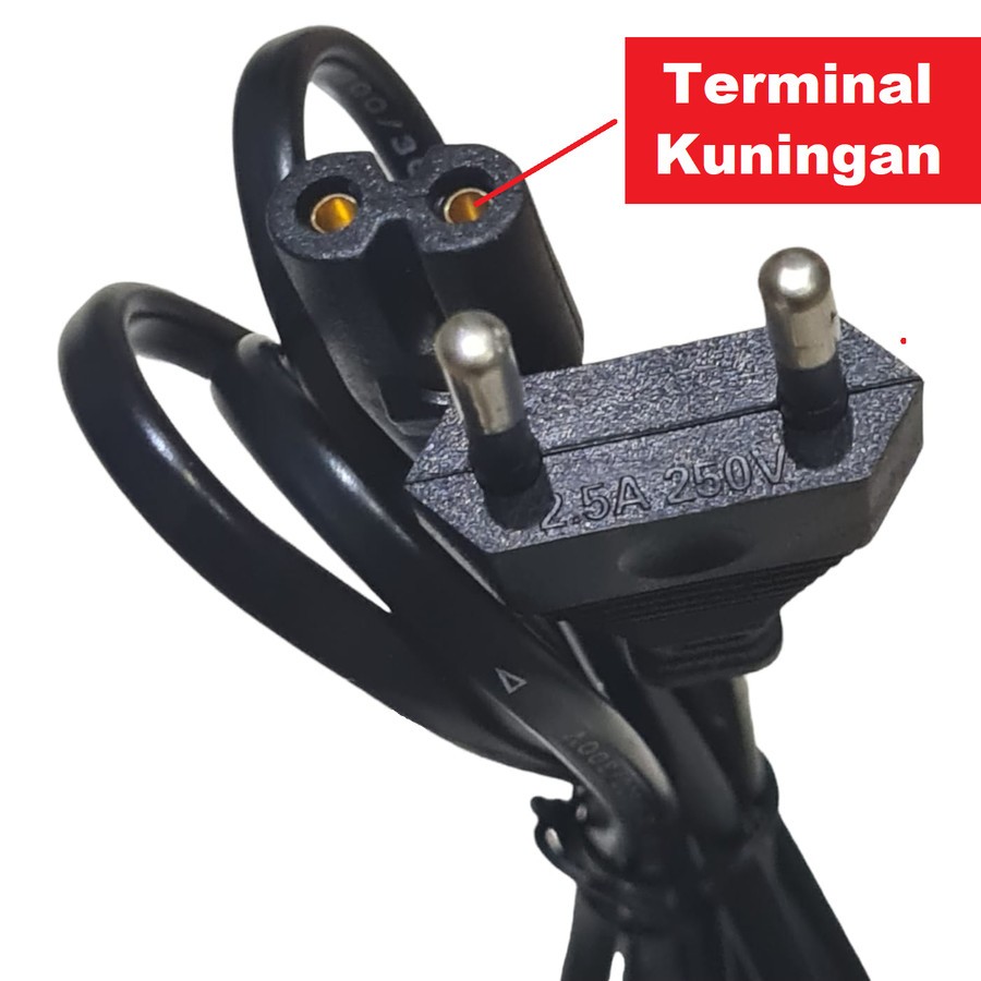 Jual Kabel AC Power Listrik Colokan Jack Angka 8 Adaptor Printer Tape Lampu - Lurus Standar ...