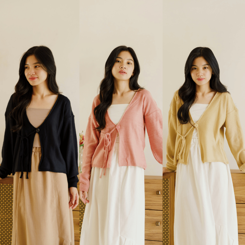 Jual Hollingberry - Jessi Kimono Outer Knit | Shopee Indonesia