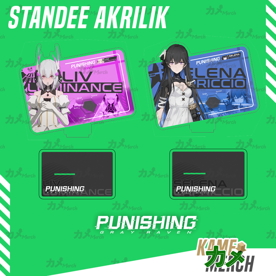 Jual Stand Akrilik punishing Gray Raven / PGR Selena Capriccio / Liv ...