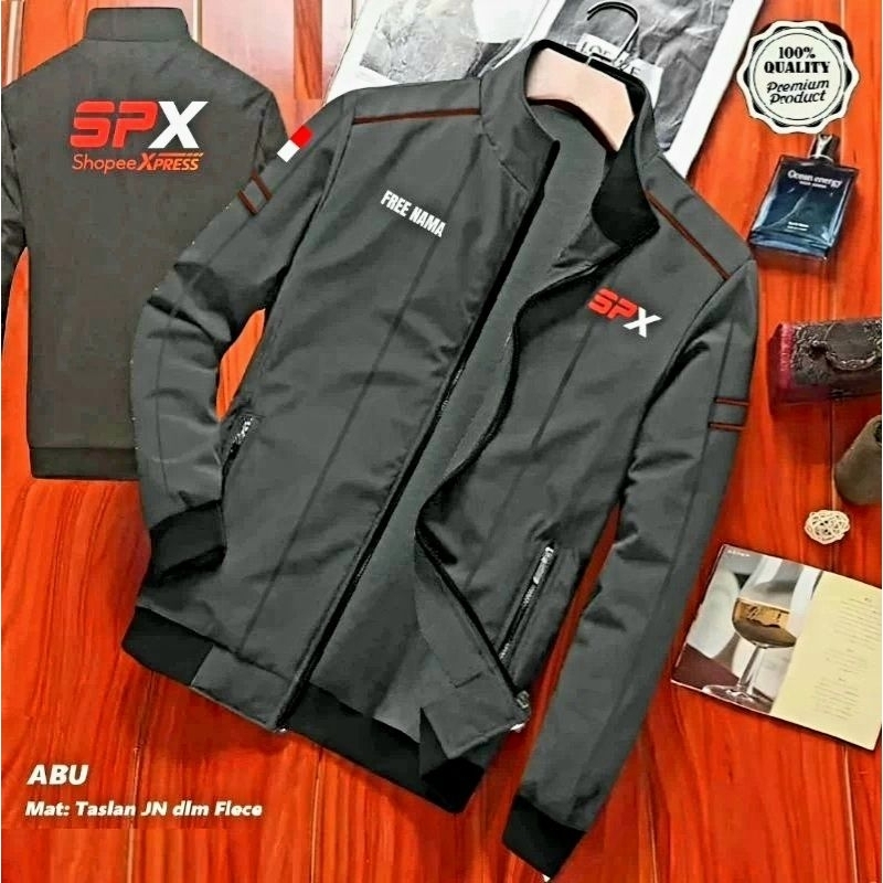Jual JAKET CUSTOM LOGO / JAKET BOMBER / JAKET POLOS CUSTOM / JAKET ...