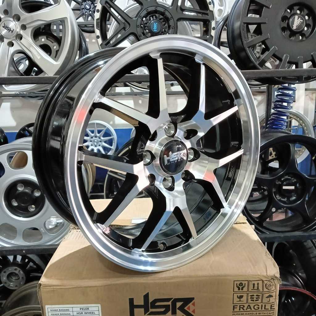 Jual velg racing HYURA BOROKO HSR R15 bisa buat xenia march etios dll ...