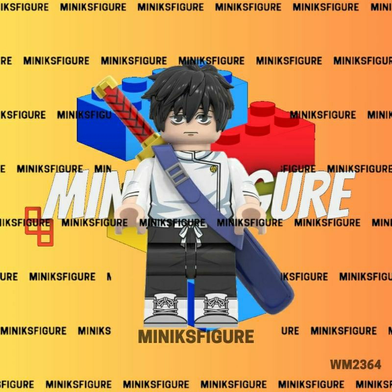 Jual Mainan Balok Susun Minifigure Yuta Okkotsu | Anime Jujutsu Kaisen ...