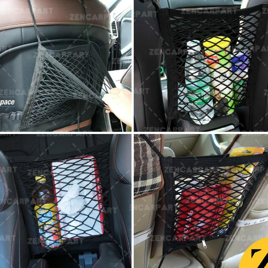 Jual Bayar Di Tempat Kantong Jaring Barang Tengah Jok Mobil Car Net ...