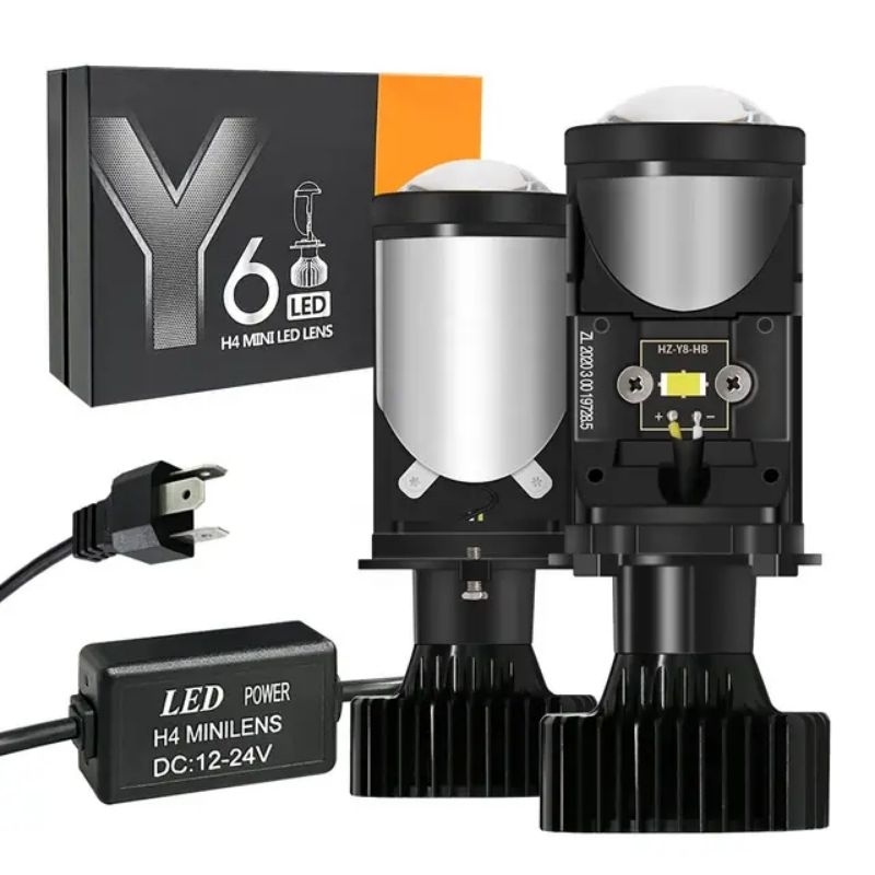 Jual 1PASANG Lampu led H4 mini projie/mini biled Y6 super terang ...