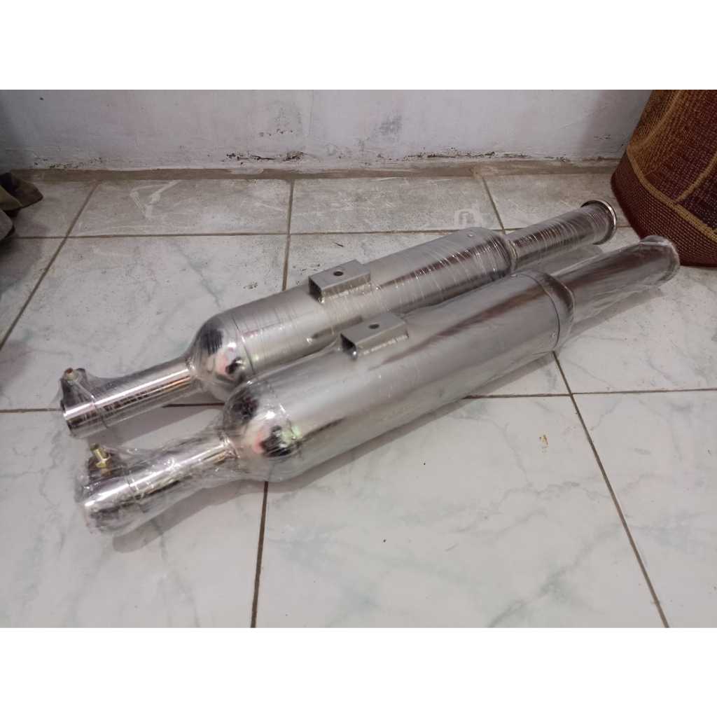 Jual Knalpot Botol Custom Motor Chopper Bobber British BSA | Shopee ...
