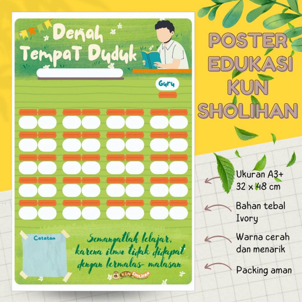 Jual Poster Denah Tempat Duduk | Shopee Indonesia