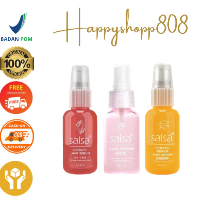 Jual [ SALSA HAIR SERUM ] Salsa Hair Serum Rose Spray anti-frizz ...