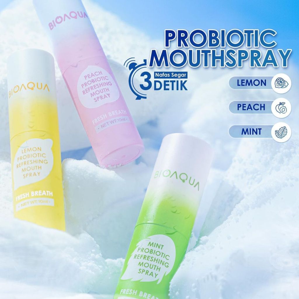 Jual LIVI - BIOAQUA Probiotic Refreshing Mouth Spray 10ml | Shopee ...