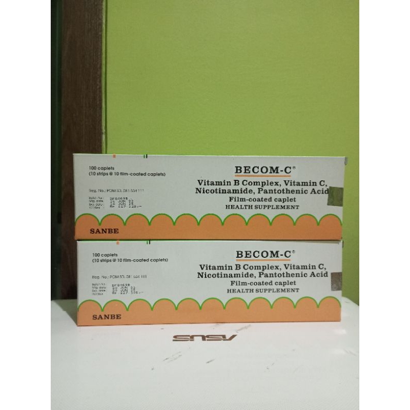 Jual BECOM C 100 KAPLET/ MULTIVITAMIN | Shopee Indonesia