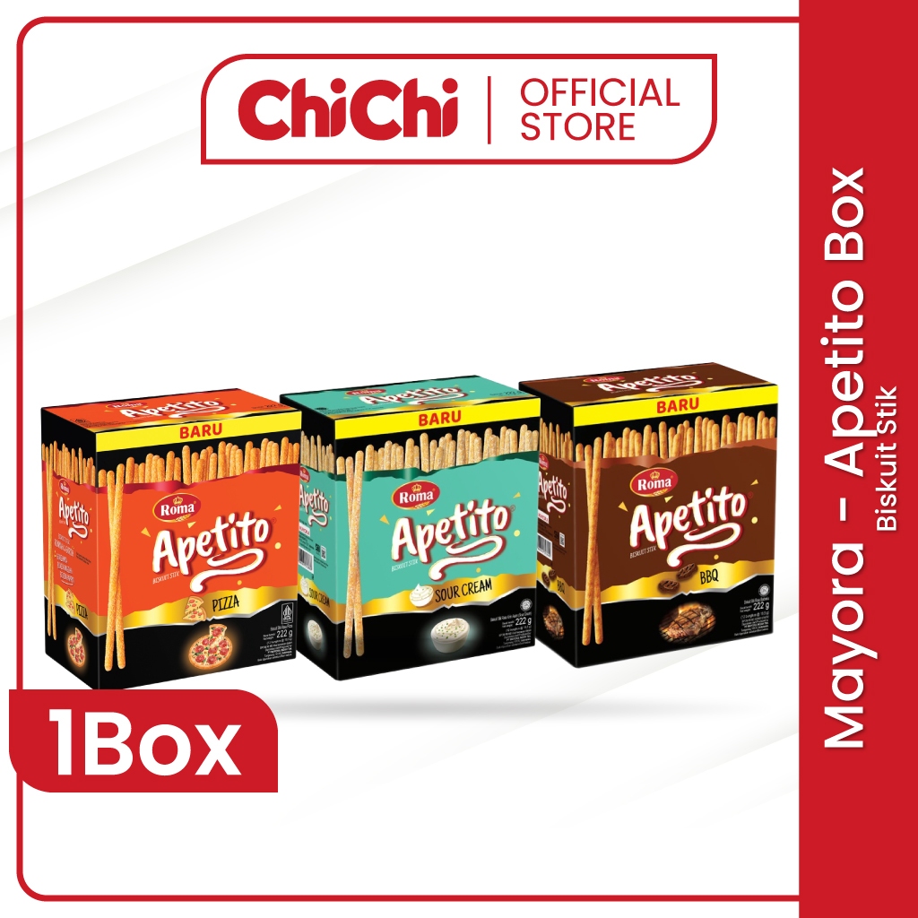 Jual Chichi - Roma Apetito 1Box | BBQ | Tomato | Sour Cream | Shopee ...