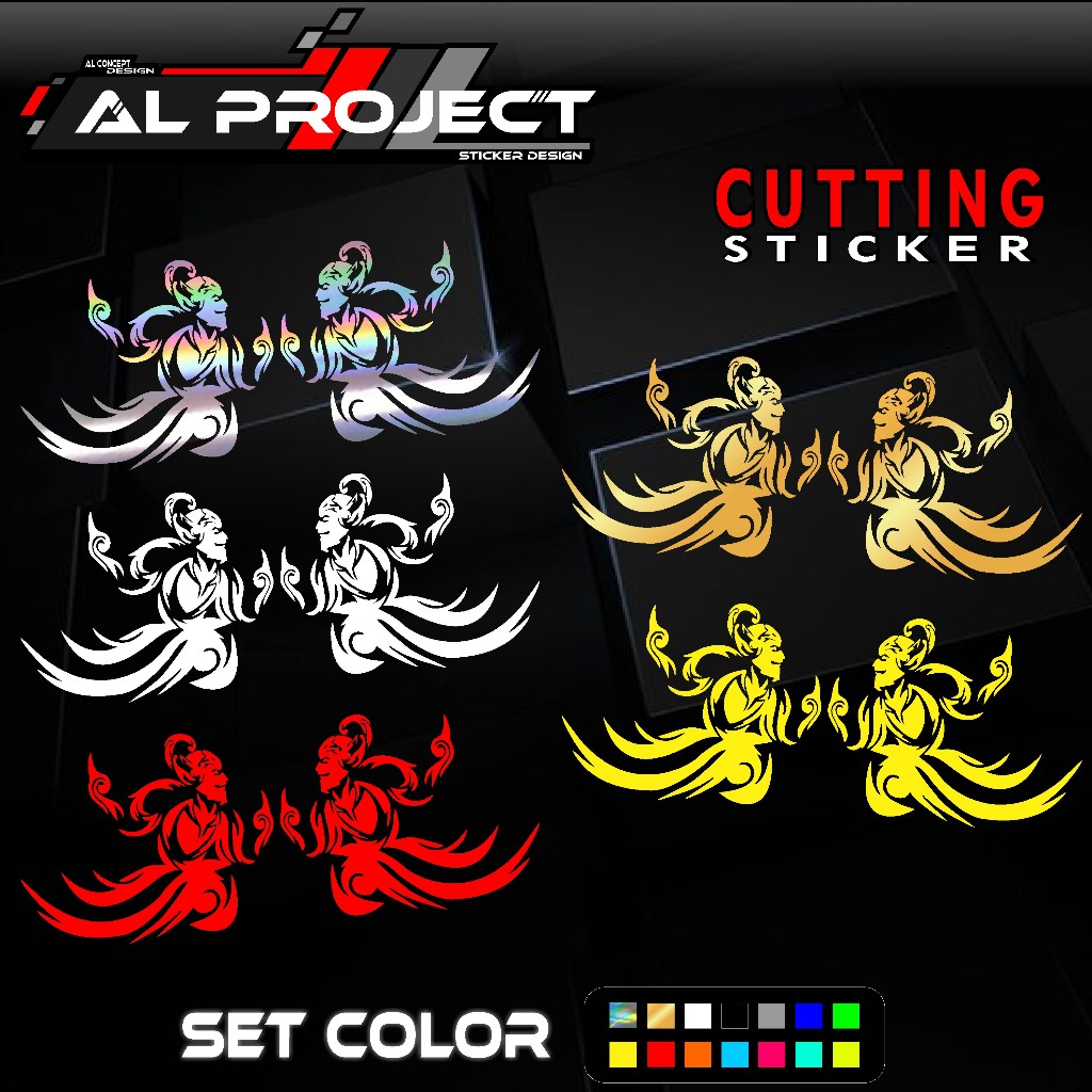 Jual Cutting Sticker Seni Wayang(Seni Pewayangan) | Sticker Variasi ...