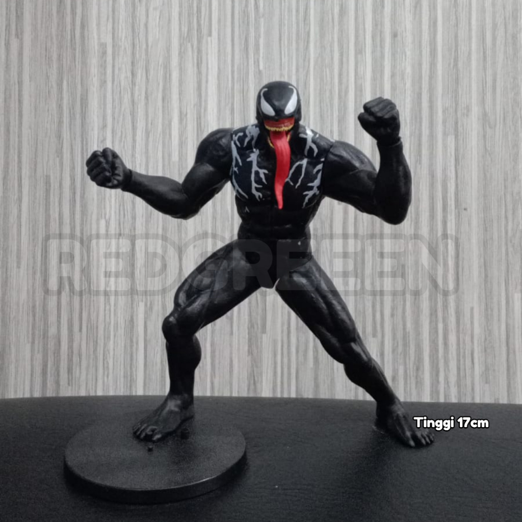 Jual mainan action figure jumbo marvel legends venom hitam tinggi 17cm ...