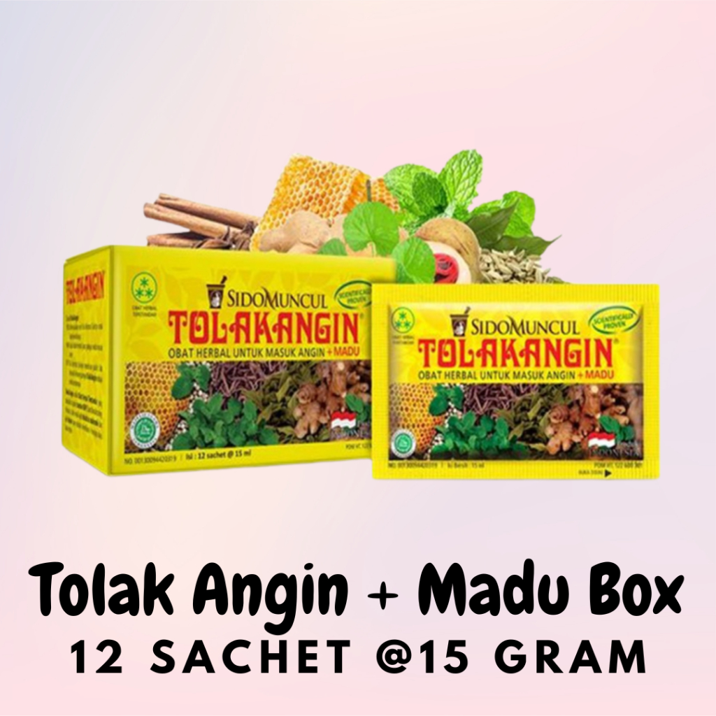 Jual Tolak Angin +Madu Box Besar (12 Sachet) | Shopee Indonesia