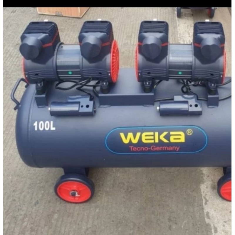Jual kompressor angin listrik 5hp 80 liter weka oiles compressor ...