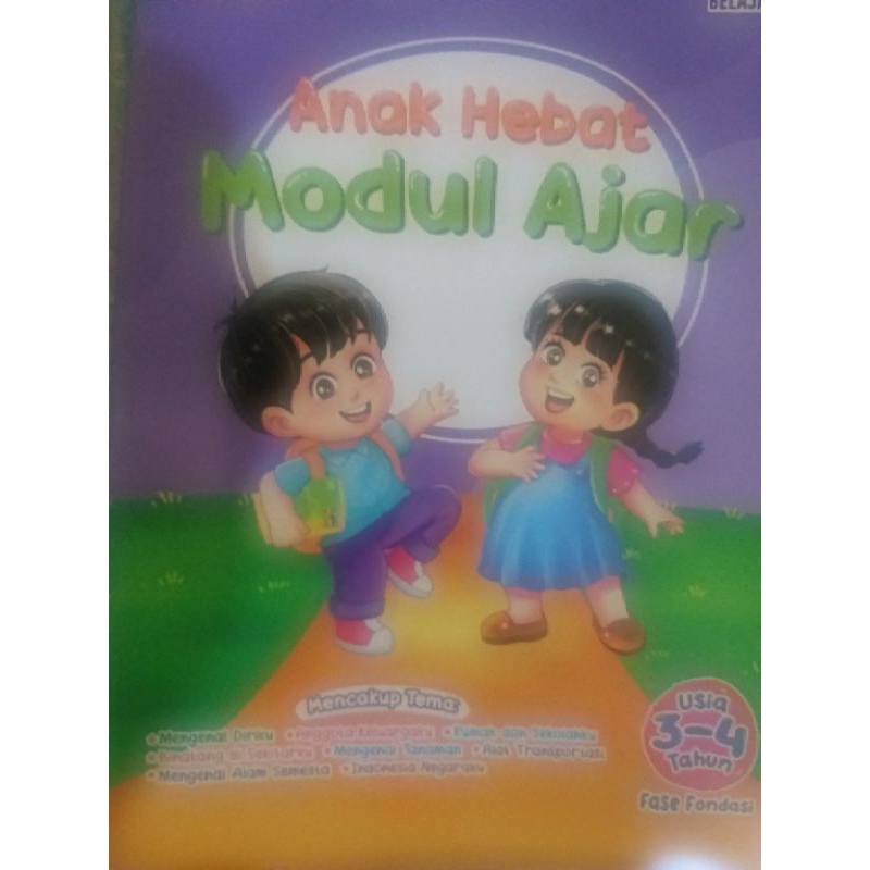 Jual buku modul ajar umur 3-4 kurikulum merdeka paud tk ra | Shopee ...