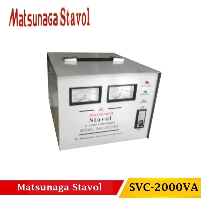 Jual Stabilizer MATSUNAGA Stavol Stabilizer 2000 Watt (2KVA) Alat ...