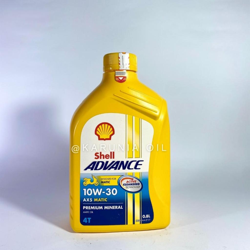 Jual Oli sepeda motor shell helix Matic 10w-30 4T 0,8Liter | Shopee ...