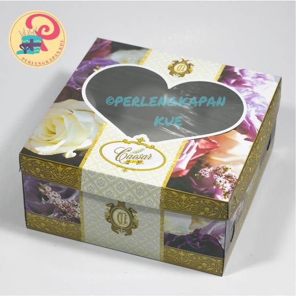 Jual kotak kue / box kue tart / dus kue ulang tahun caesar lux tutup ...