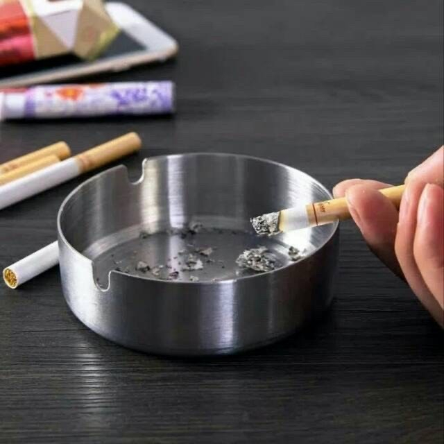 Jual Asbak Rokok Stainless Asbak Bulat Minimalis | Shopee Indonesia