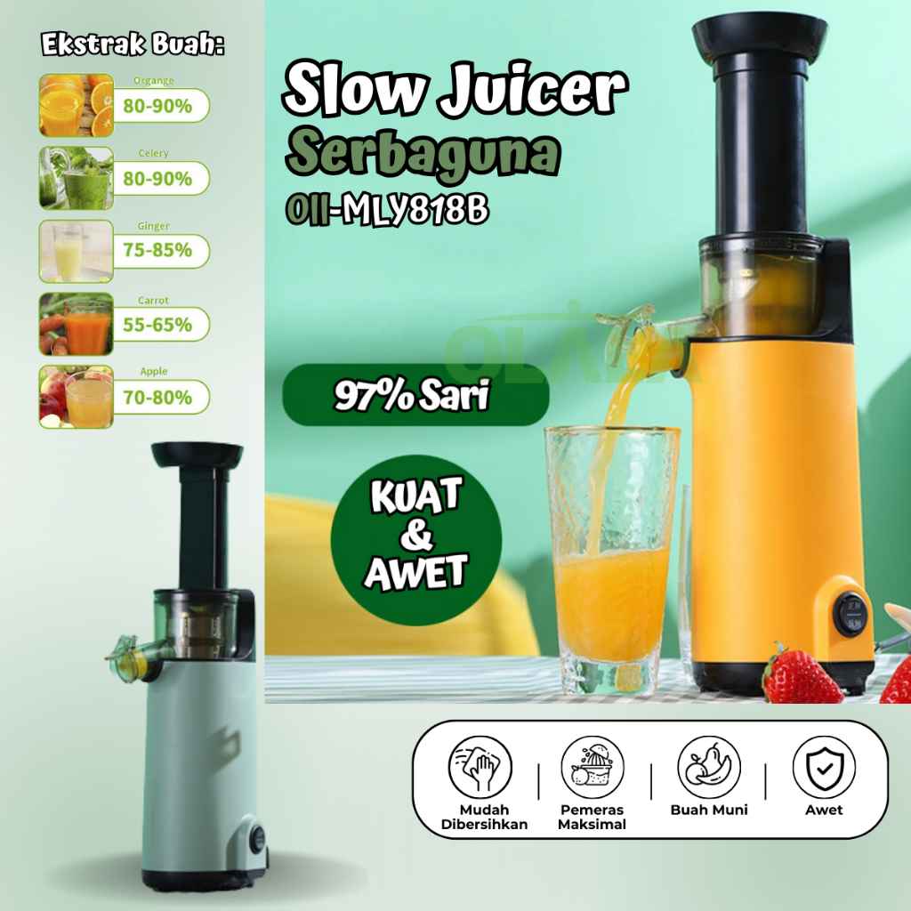 Jual ALAT MESIN PEMBUAT JUS BLENDER COLD PRESS JUICER SLOW JUICING ...