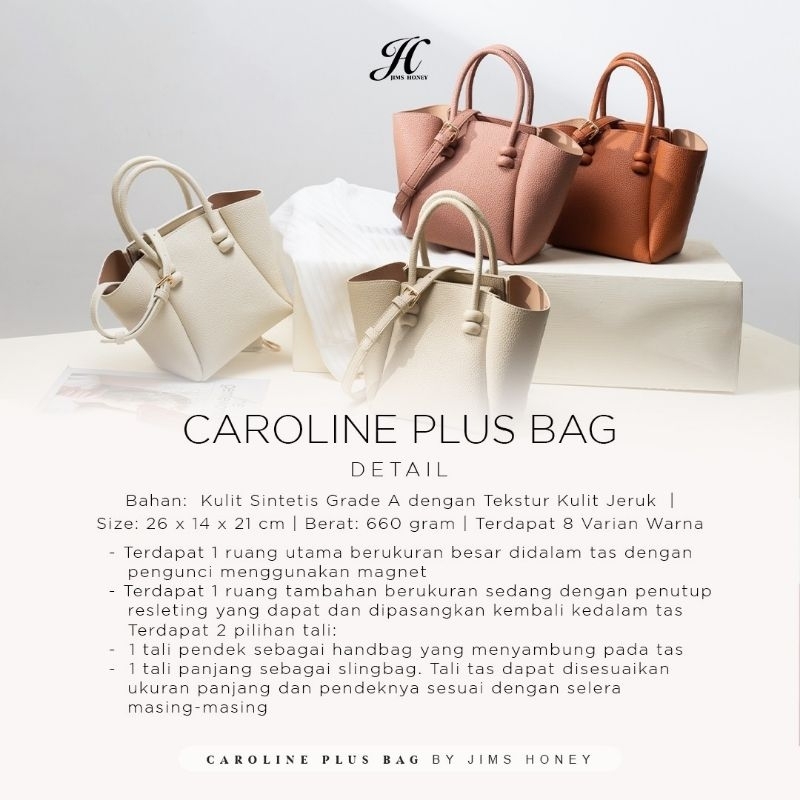 Jual CAROLINE PLUS BAG JIMS HONEY ( SIZE LEBIH BESAR ) | Shopee Indonesia