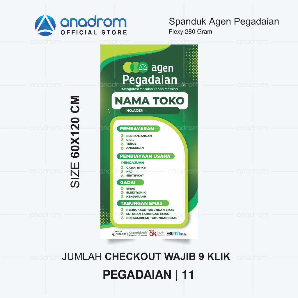 Jual Spanduk Atribut Agen Pegadaian | Banner Agen Pegadaian Terlengkap ...