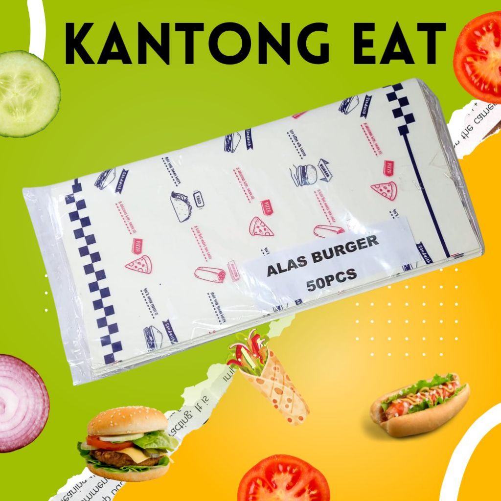 Jual Kertas Kebab / Kertas Burger / Kertas Roti ukuran 25x25 / Kertas ...