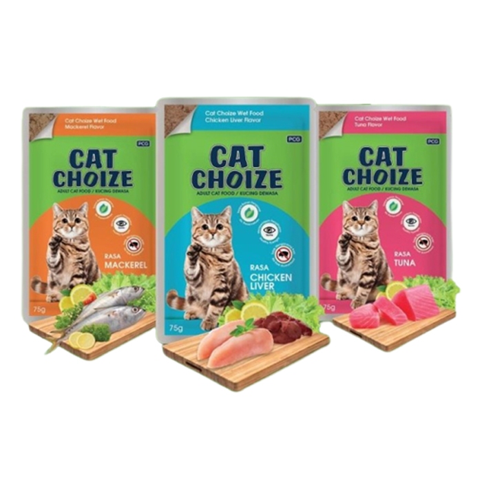 Jual CAT CHOIZE Pouch 75 gr Makanan Kucing Cat Choice Wet Food | Shopee ...