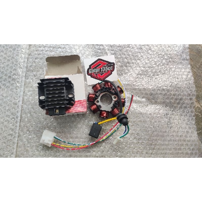 Jual Paket spull Fullwave Supra x 125 karbu karisma 125 set kiprok Nmax original Lilit ulang ...