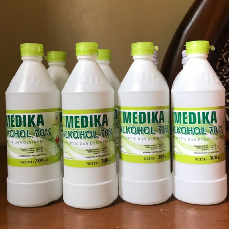 Jual Alkohol Medika 70% 300ml Antiseptik / Alcohol Medica Food ...