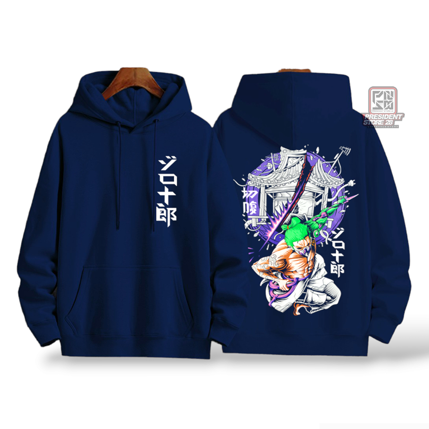 Jual Sweater Hoodie Zoro One Piece Premium Anime Wibu Style Jumper ...