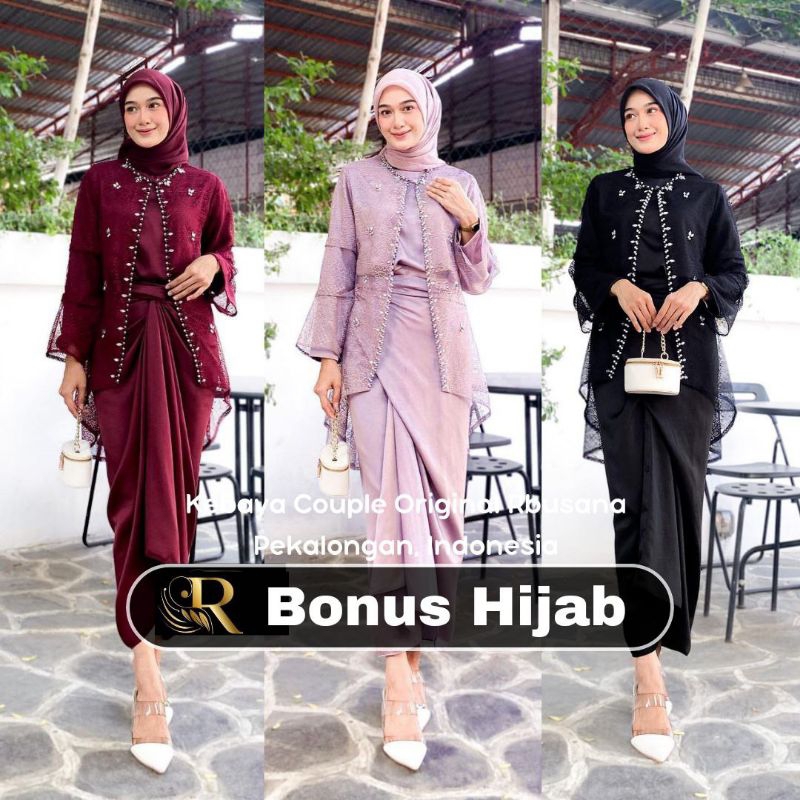 Jual New Oneset Clarisa Setelan Premium Outfit Kondangan Setelan Rok ...