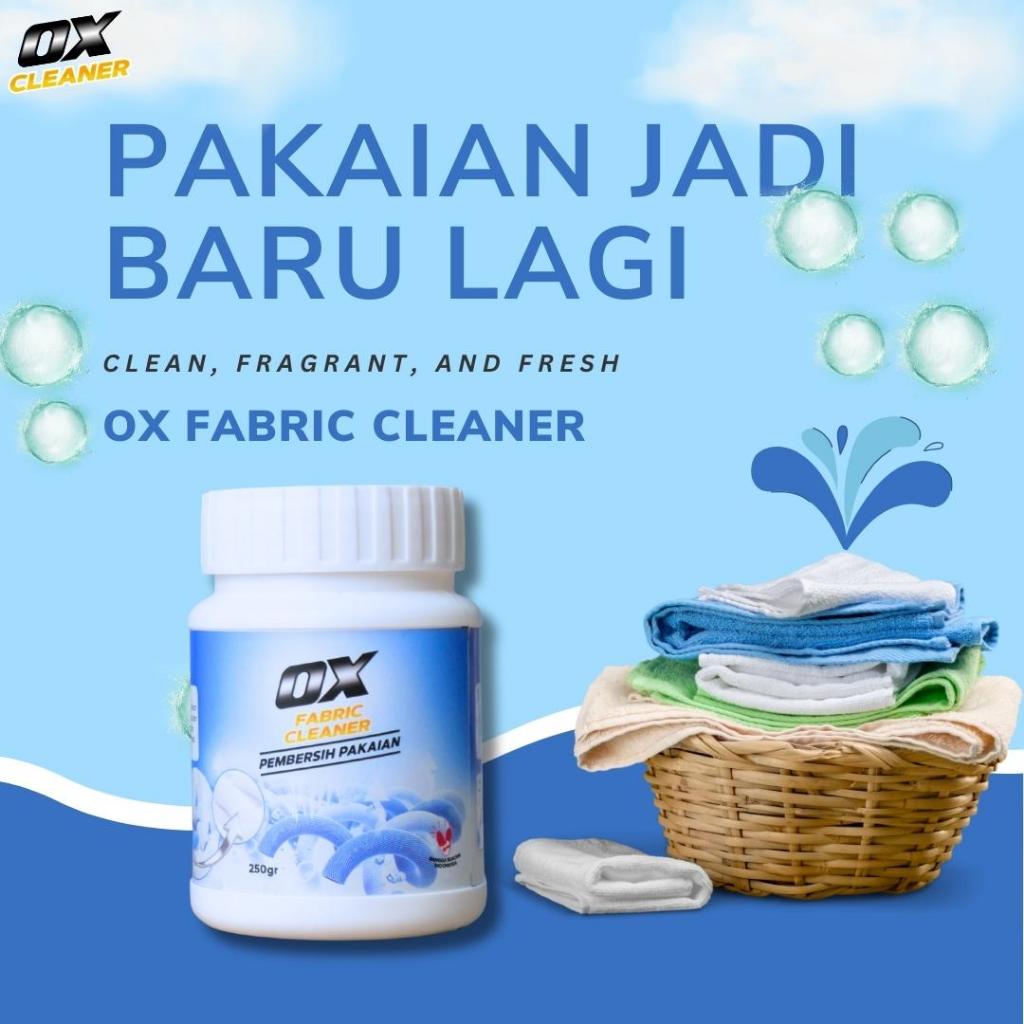 Jual OX Fabric Cleaner Pembersih Noda Baju Kain Sarung Bantal | Shopee ...